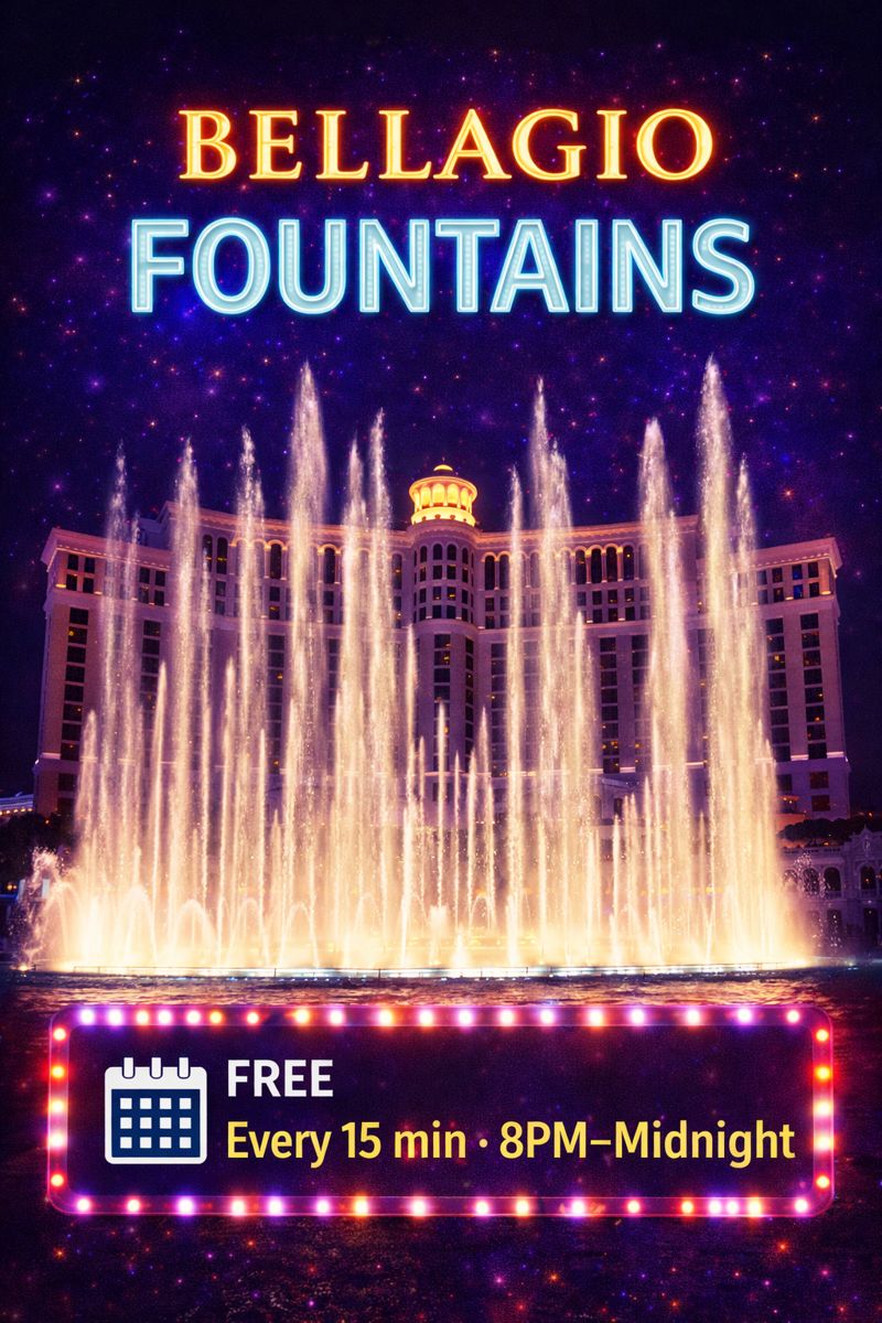 Bellagio Fountains: Show Times, Best Viewing Spots & How to Get There ...
