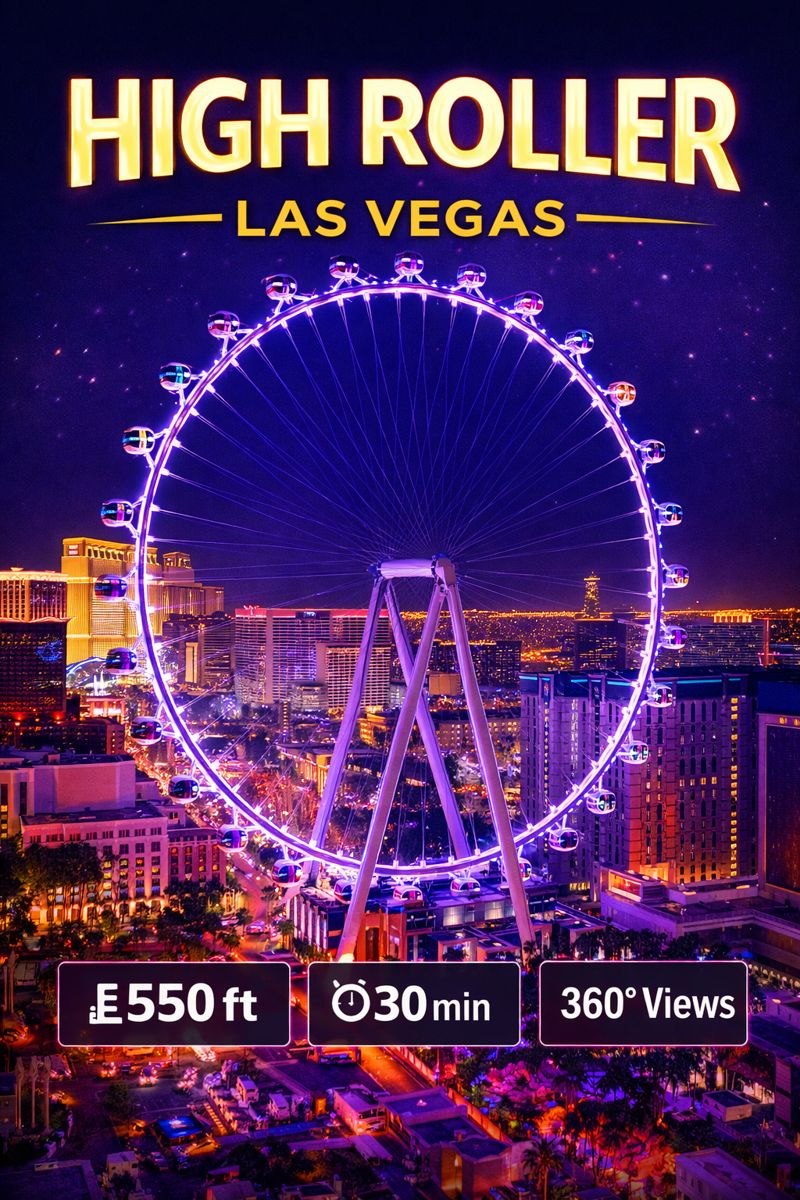 High Roller Las Vegas: Tickets, Hours, Best Time to Ride & How to Get ...