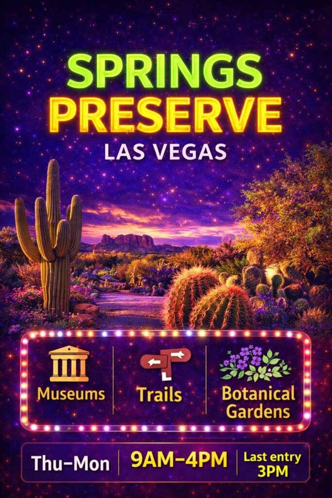 Springs Preserve Las Vegas: Tickets, Hours, Museums, Trails & How to ...