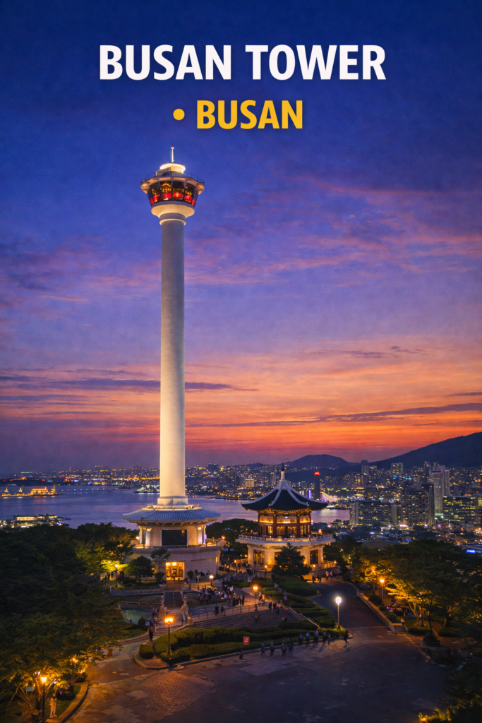 Busan Tower: the classic viewpoint above Nampo & Yongdusan Park - Way4I