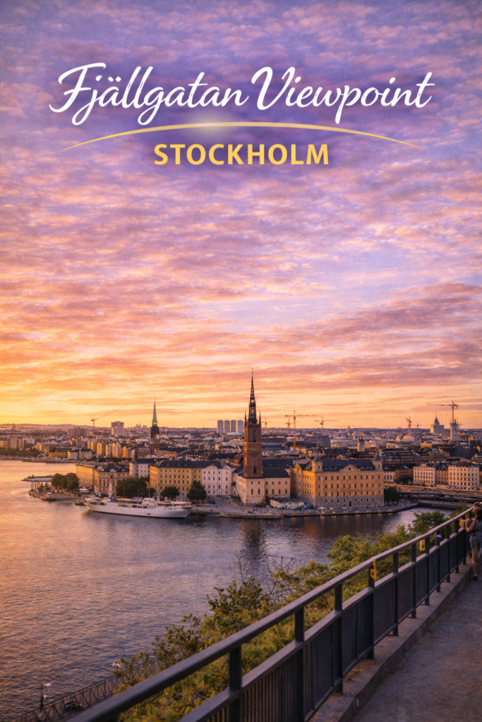 Fjallgatan Viewpoint: Stockholm’s Cliffside Balcony for Harbor & Old ...