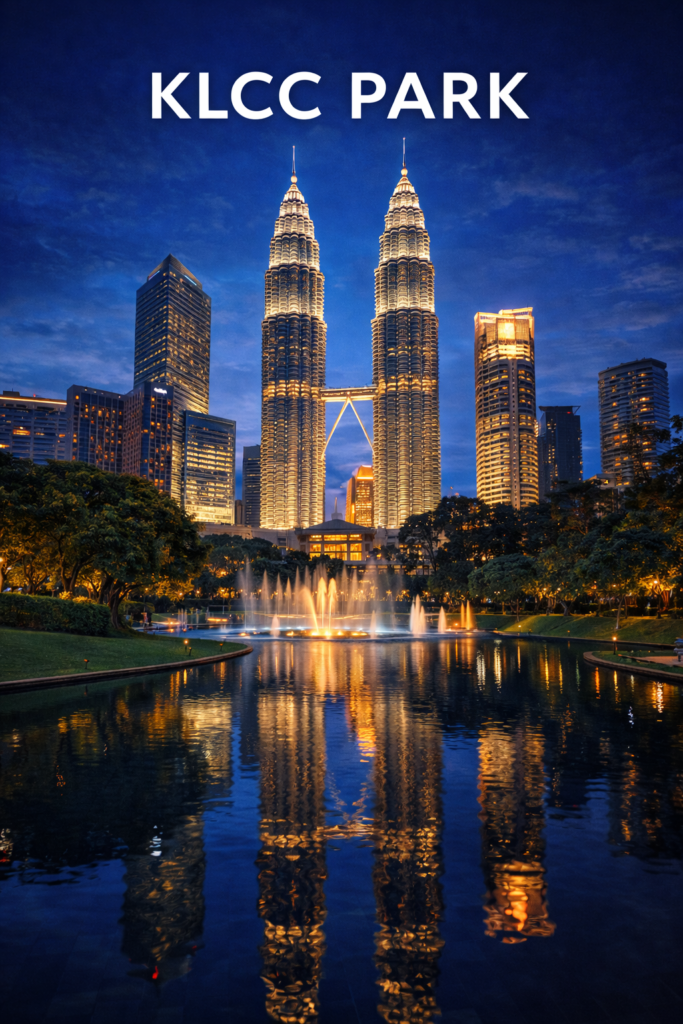 KLCC Park Kuala Lumpur: Best Views, Fountain Show Times, Hours & How to ...