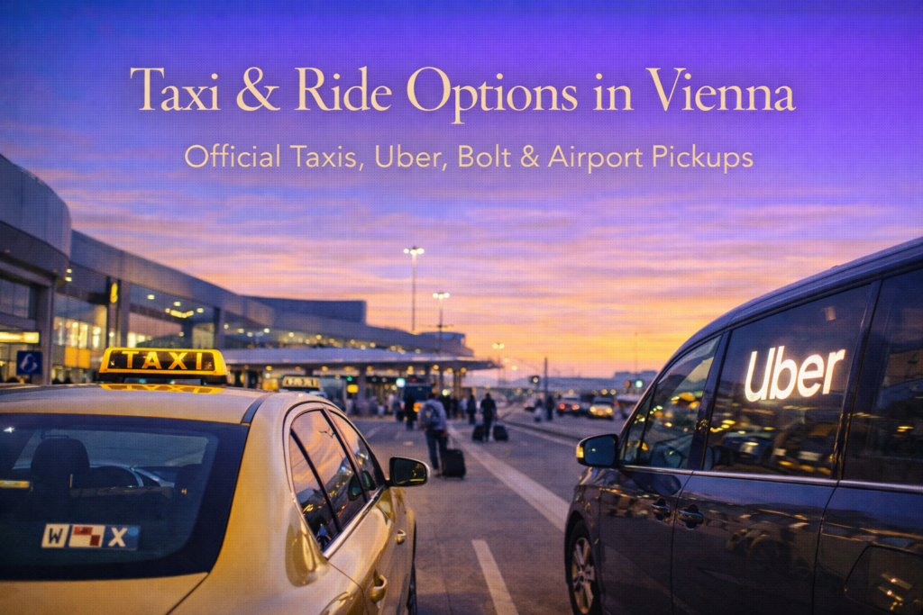 Taxi & Ride Options in Vienna: Official Taxis, Uber/Bolt, Airport ...